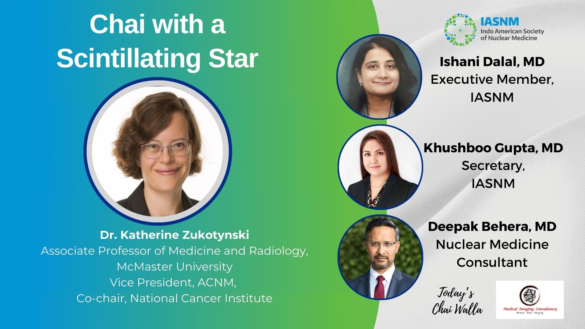 IASNM’s Chai with Scintillating Stars: Webcast Series #9 (Dr. Katherine Zukotynsky) – IASNM