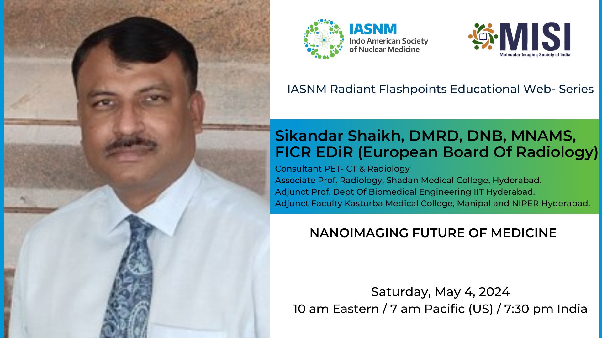 NANOIMAGING FUTURE OF MEDICINE – IASNM